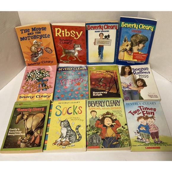 Other | Lot Of 12 Beverly Cleary Childrens Books Ramona Ralph Emily ...